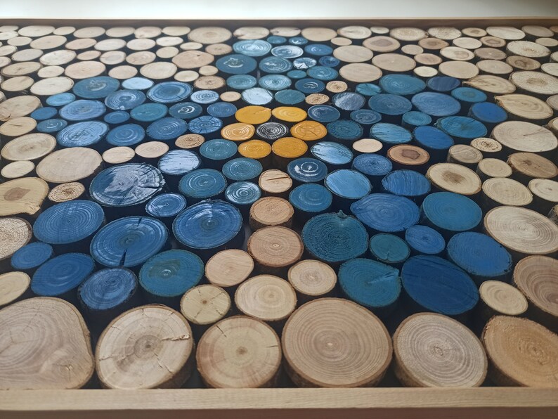 Acoustic Panel Art Forget Me Nots Wall Art Flower Wall Art Wooden ...