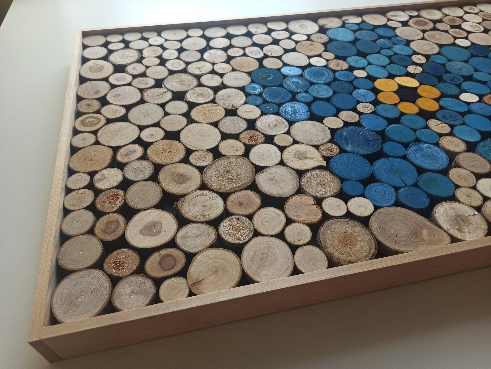 Acoustic Panel Art Forget Me Nots Wall Art Flower Wall Art Wooden ...