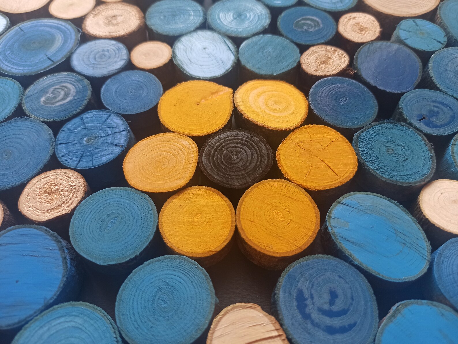 Acoustic Panel Art Forget Me Nots Wall Art Flower Wall Art Wooden ...