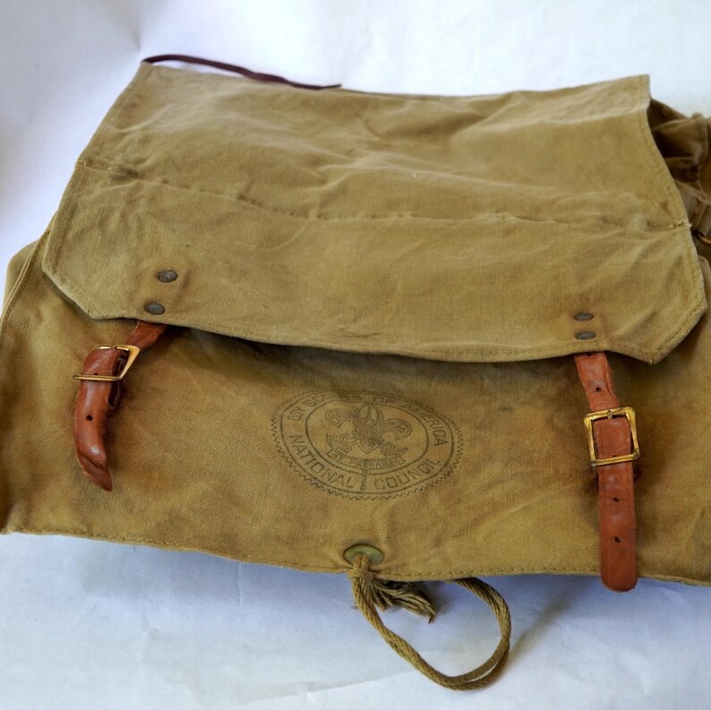 Vintage Backpack, Boy Scouts of America Authentic Backpack - Etsy