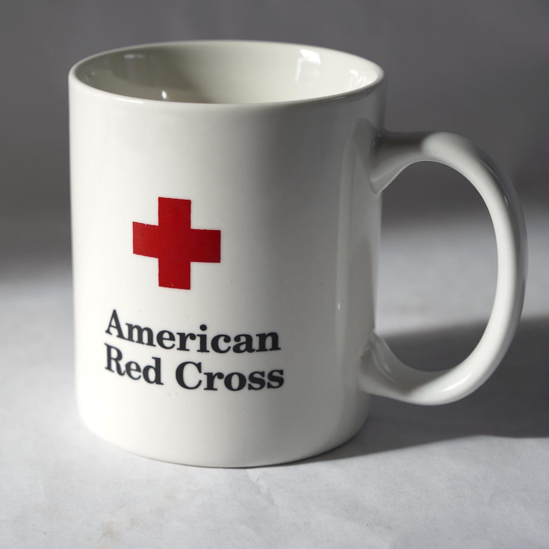 Mug, Vintage American Red Cross Coffee Mug - Etsy