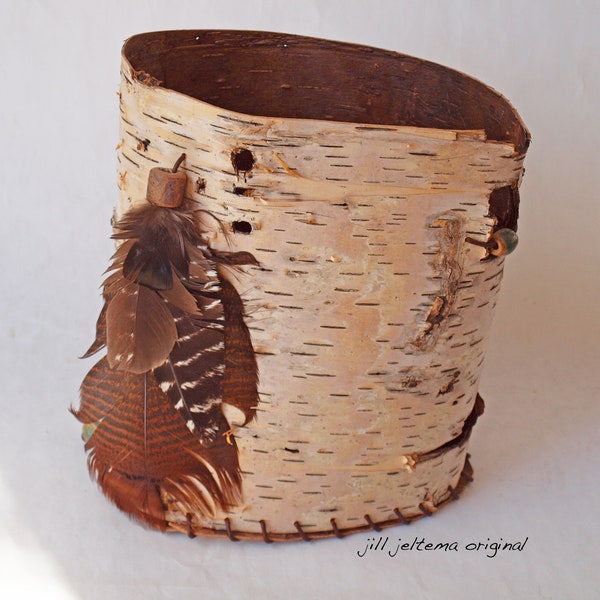 Birch Bark Vase - Etsy