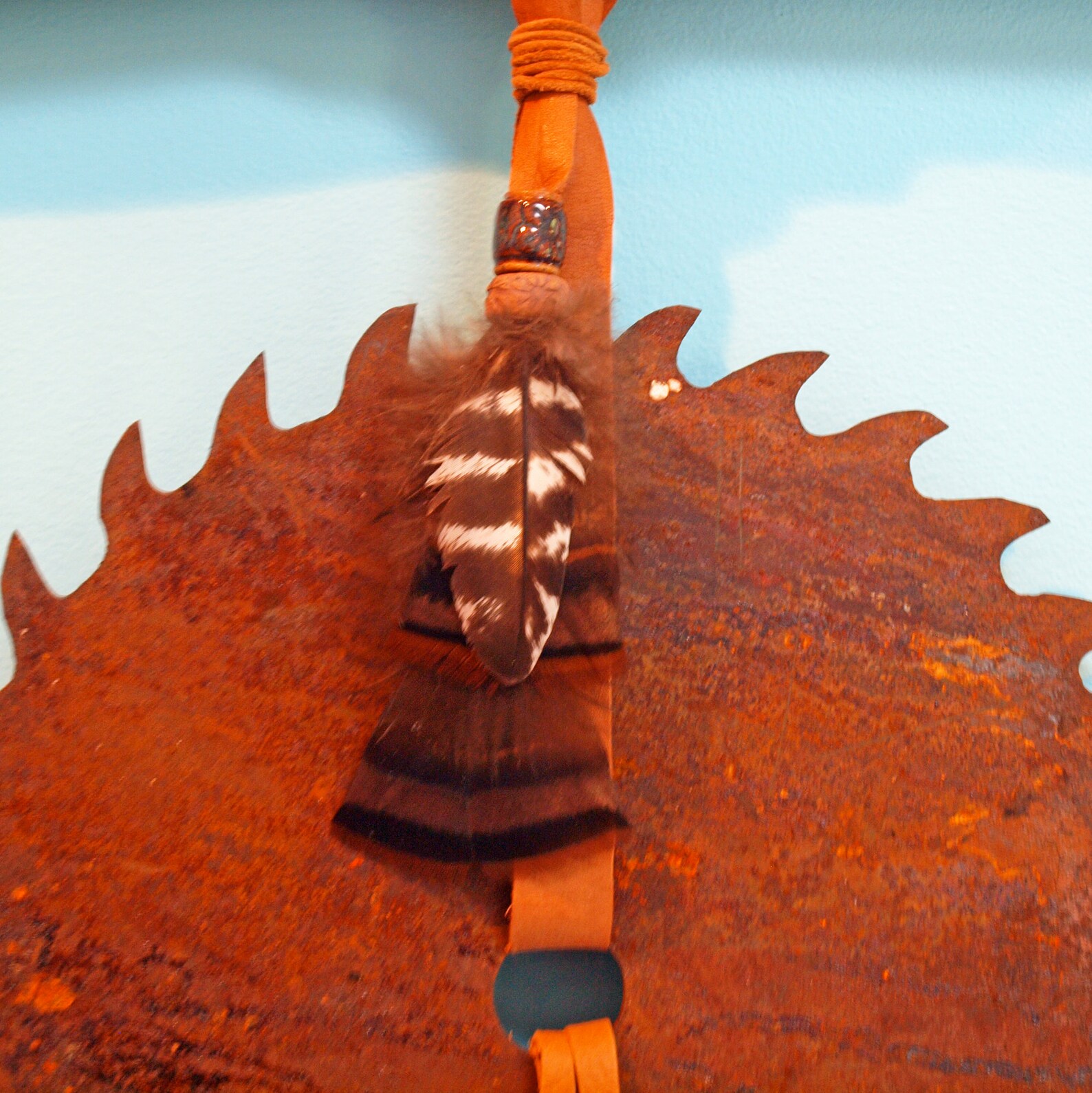 Wall Hanging, Rustic Saw Blade Sculpture - Etsy