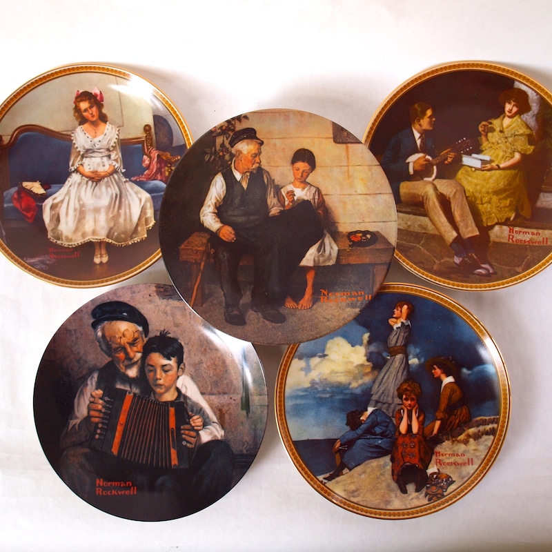 Norman Rockwell Plates - Etsy