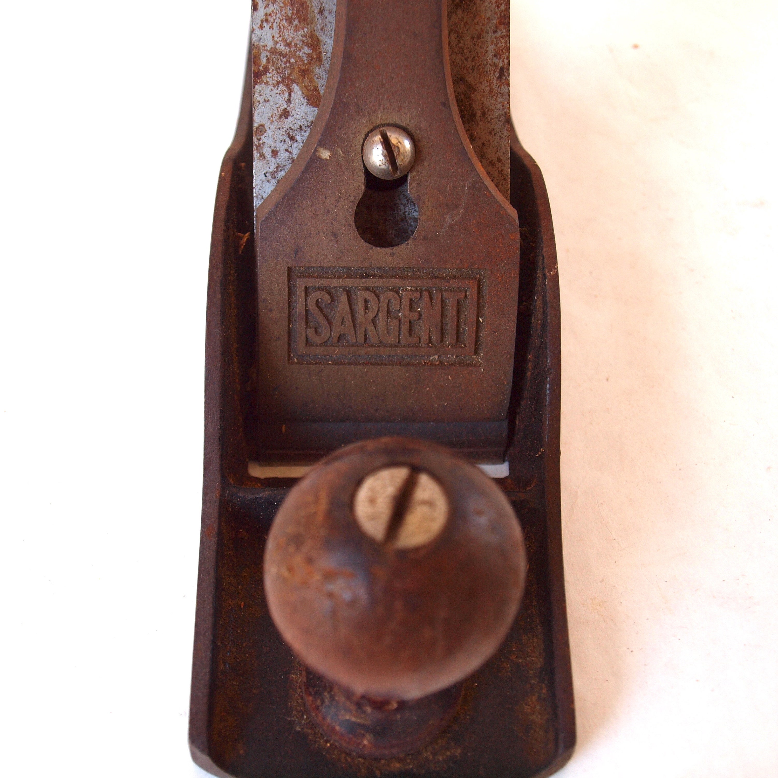 Wood Plane, Vintage Sargent Hand Planer, Carpenters Hand Tool, Workshop ...