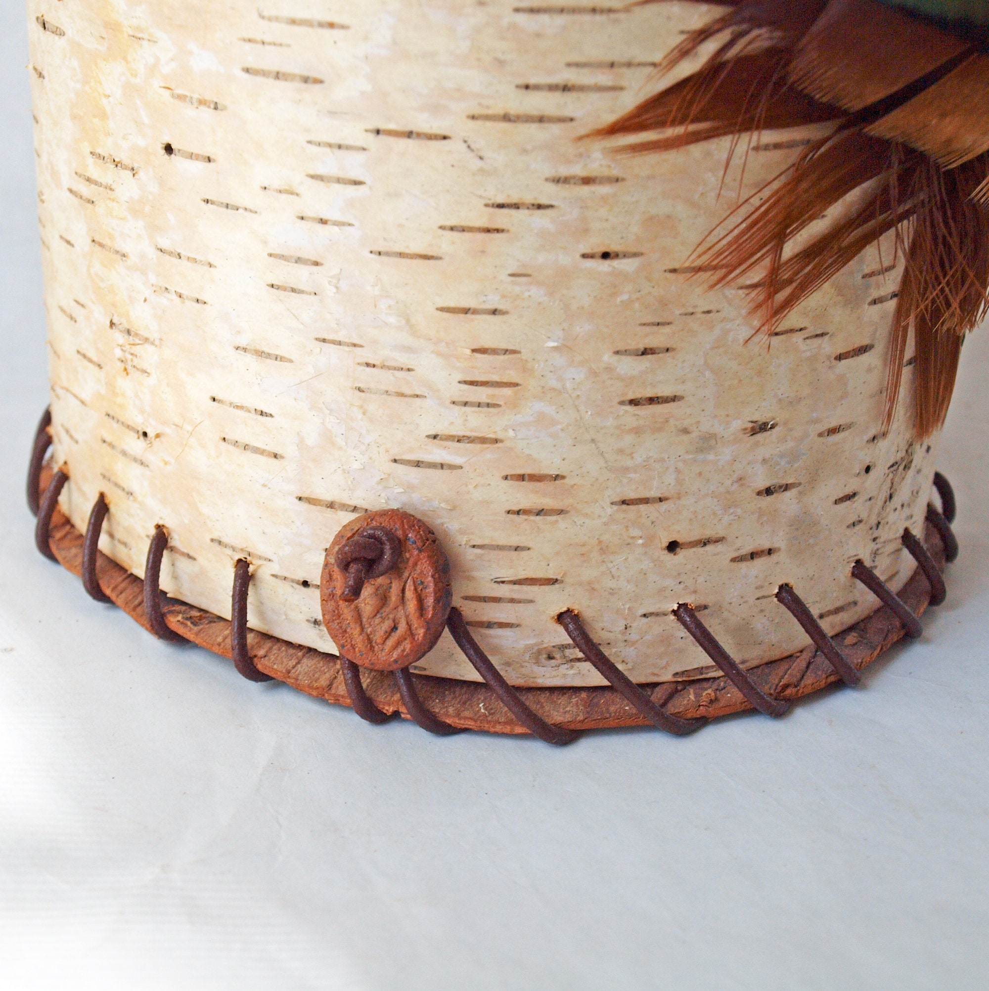 Birch Bark Container, Centerpiece, Woodland Wedding Decor, Natural Vase ...