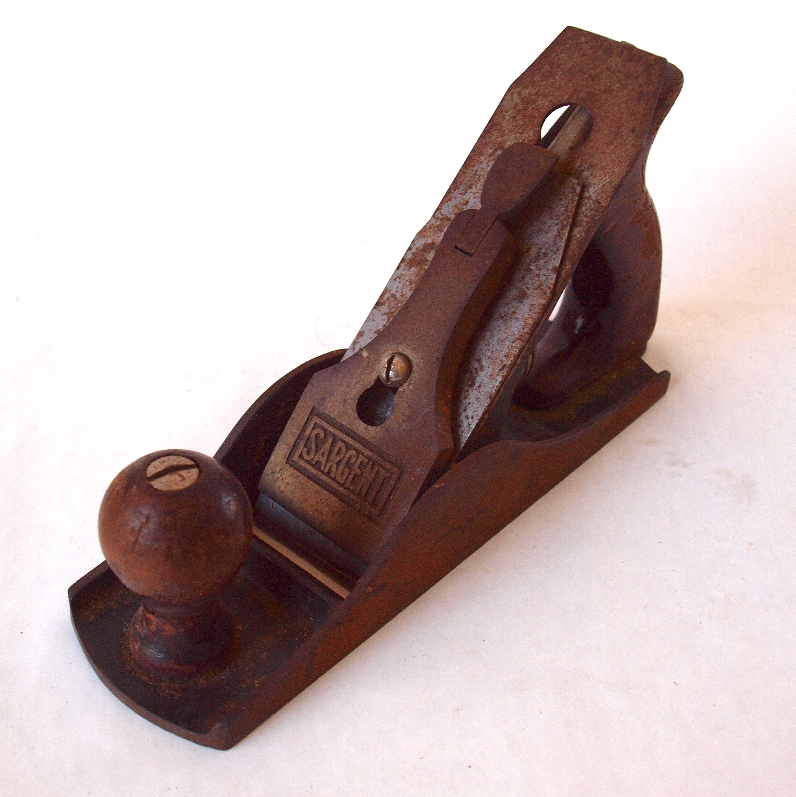 Wood Plane, Vintage Sargent Hand Planer, Carpenters Hand Tool, Workshop ...