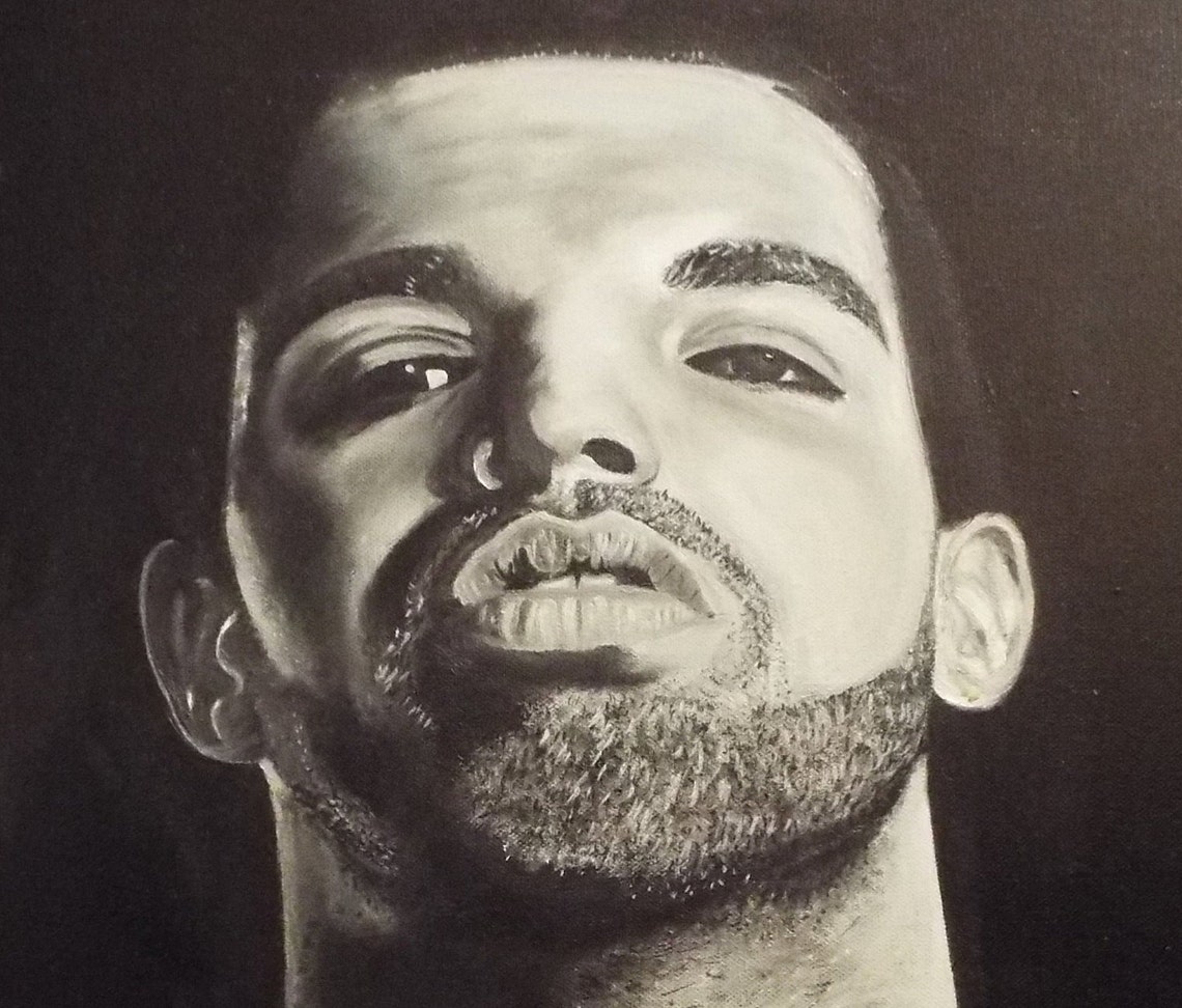 Drake Thank Me Later Original Oil Painting Canvas Art | Etsy