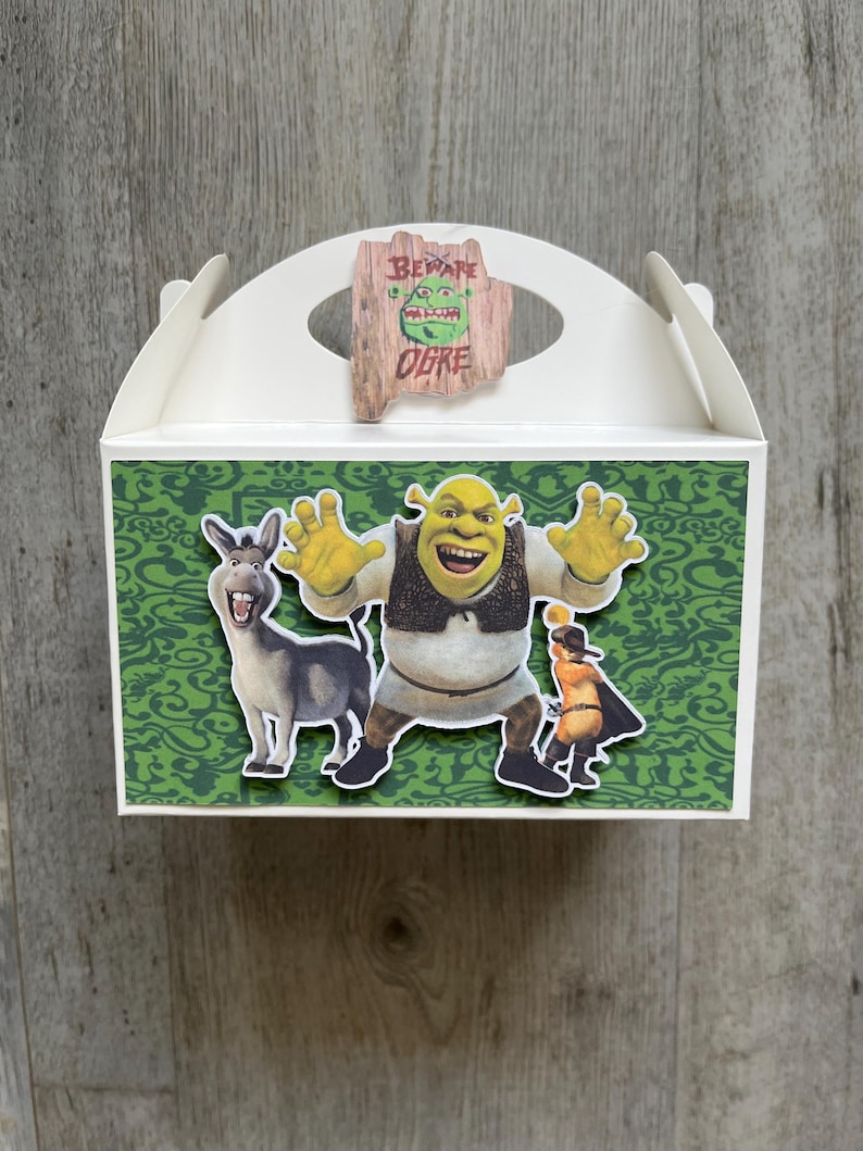 Inspired by Shrek Party Favor Boxes - Etsy