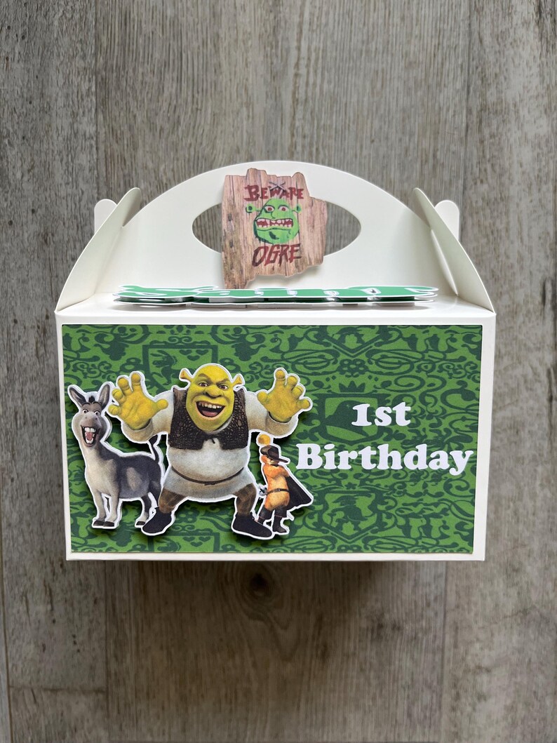 Inspired by Shrek Party Favor Boxes - Etsy