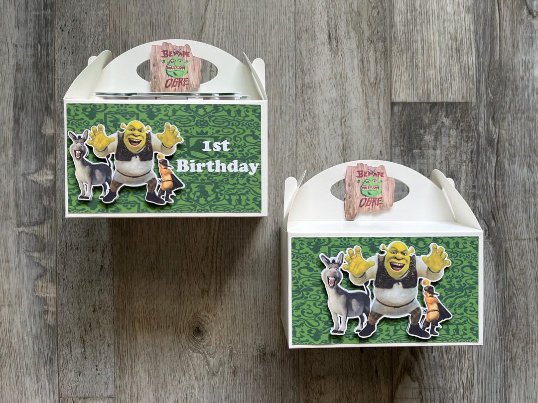 Inspired by Shrek Party Favor Boxes - Etsy