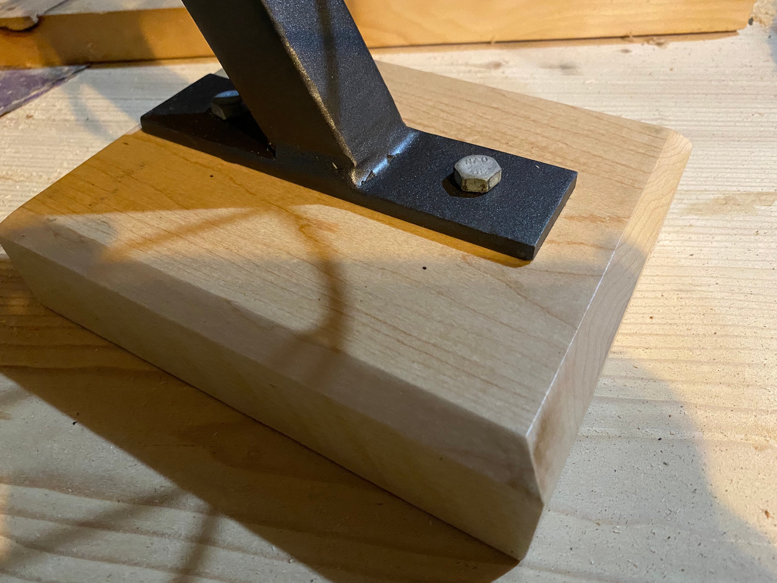 Rustic Maple Edison Desk Lamp - Etsy