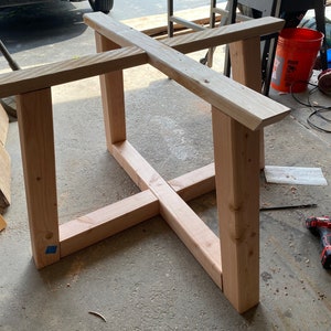 Modern Table Base (for Very Heavy Tabletops) - Etsy