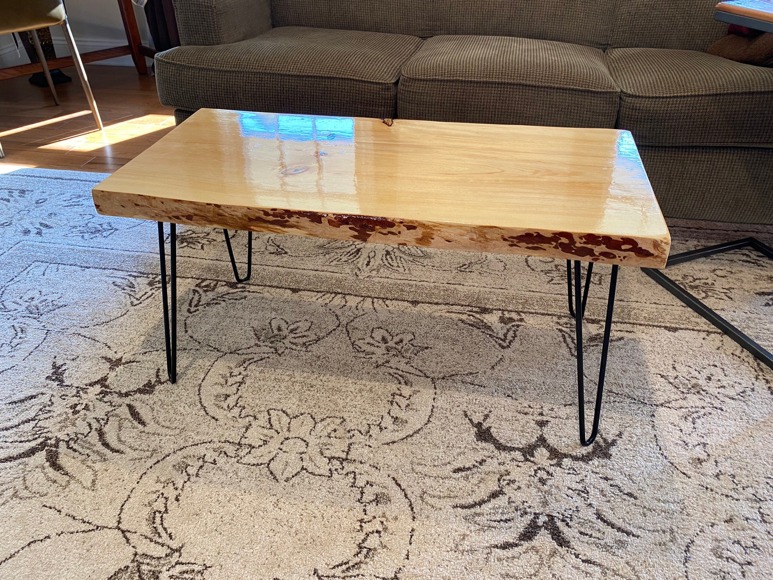 Live Edge Coffee Table - Etsy