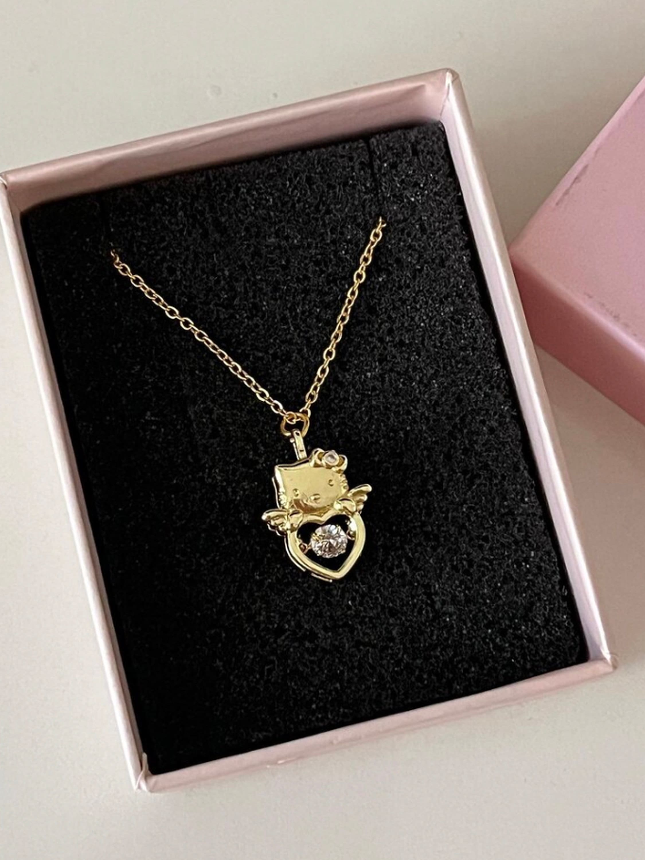 Hello Kitty Gold Necklace