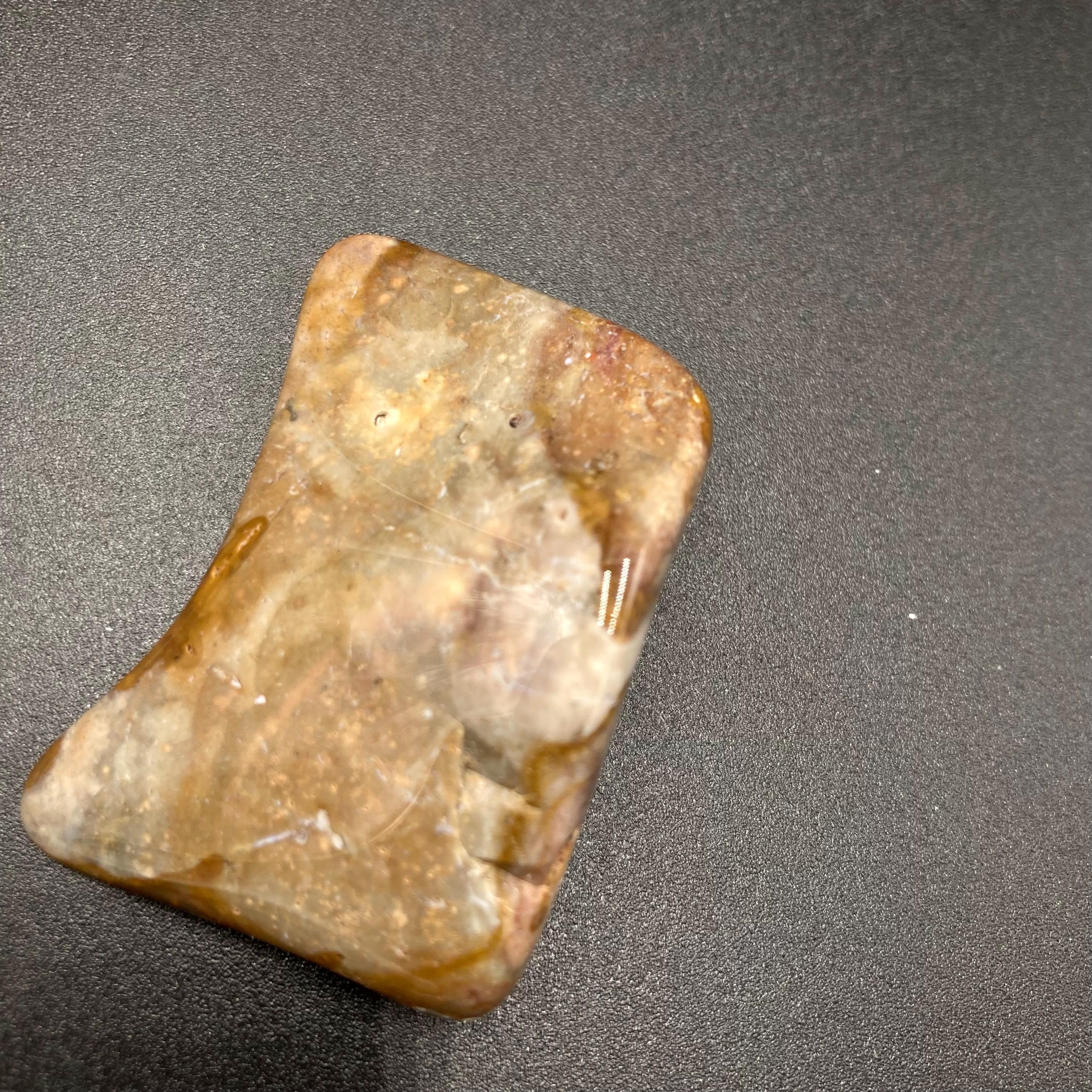 1oz/ 28 Grams Polished Cat Head Shaped Utah Jasper, Gift for Cat Person ...