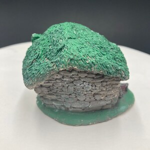 Handpainted Miniature Concrete Straw Hut Sealed With Non Toxic Sealer ...