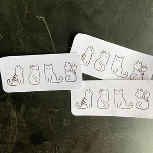 Cats Vinyl Sticker, Waterproof - Etsy Sweden