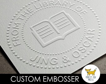 Custom Library Stamp | Etsy Canada