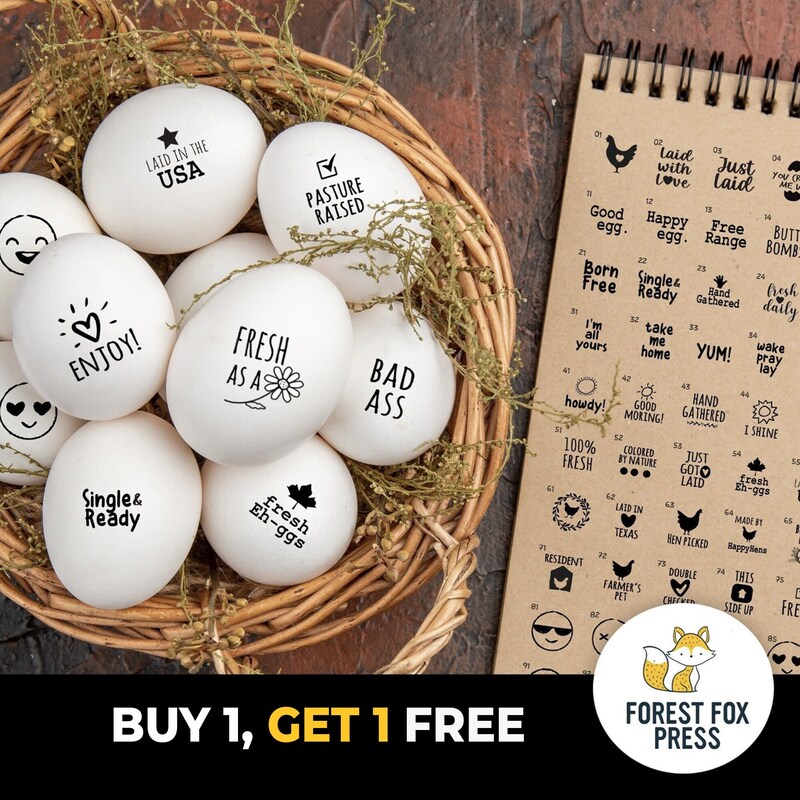 Egg Date Stamp - Etsy