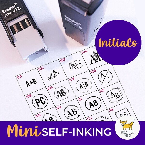 Mini Rubber Stamp - Etsy