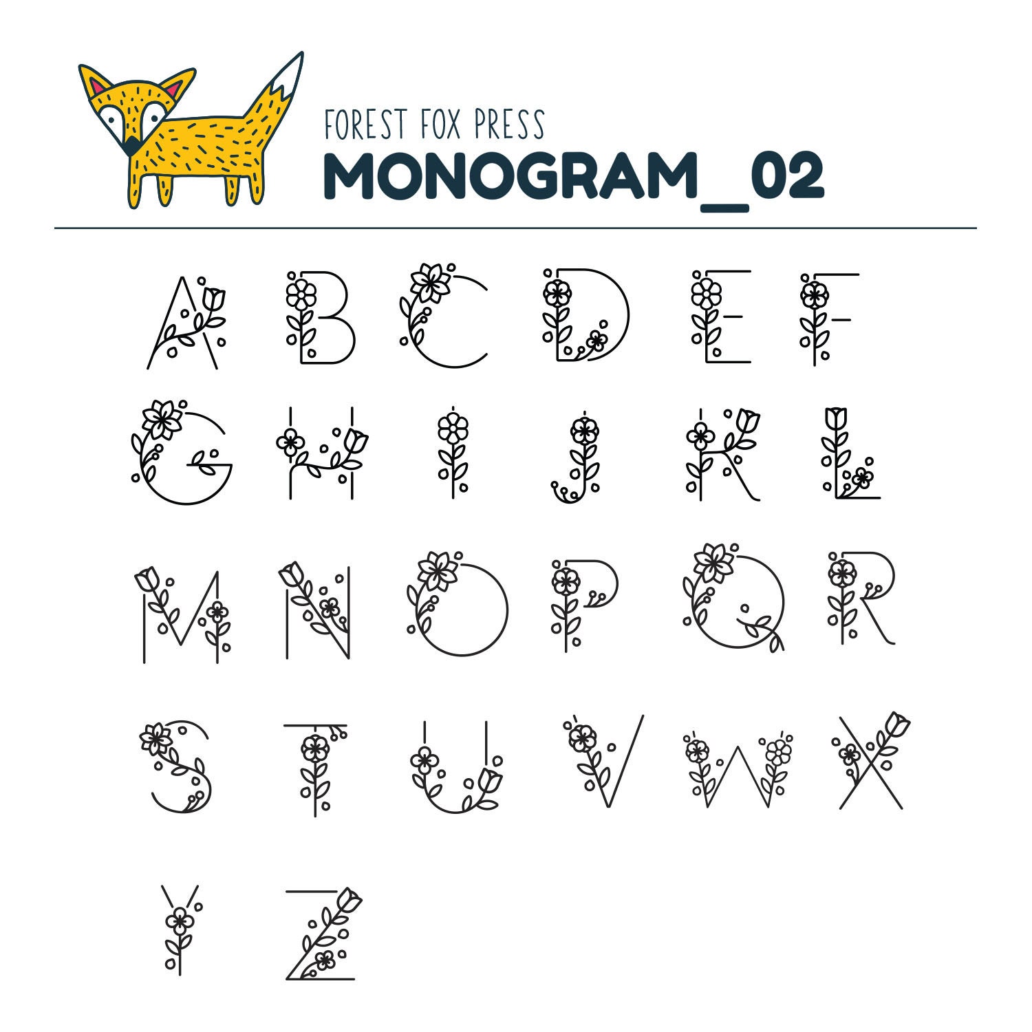 Monogram With Name Stamp Business Logo Letter Stamp Personal | Etsy Canada