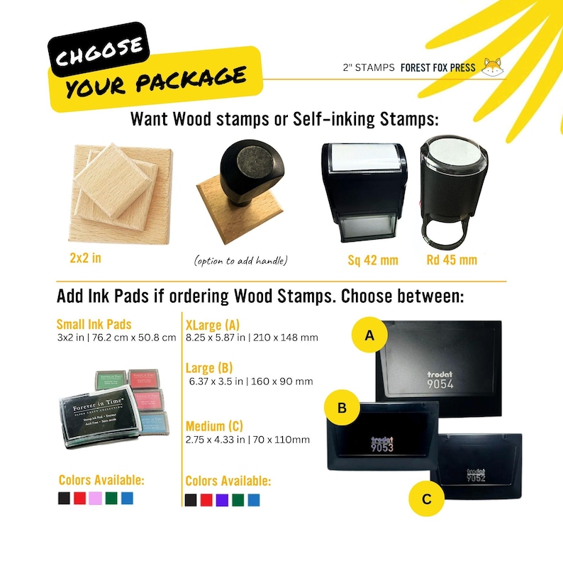 Custom QR Code Stamp for Business: Wood or Self-inking - Etsy