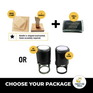 Monogram With Name Stamp, Business Logo Letter Stamp, Personal Monogram ...