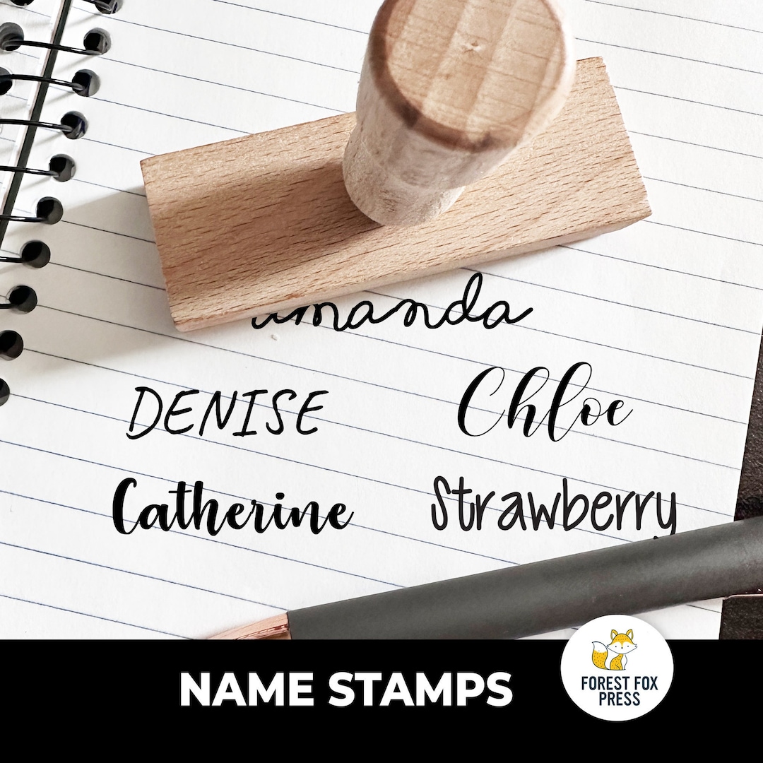 Personal Signature Stamp, Handwritten Name Stamps, Custom Name Stamp ...