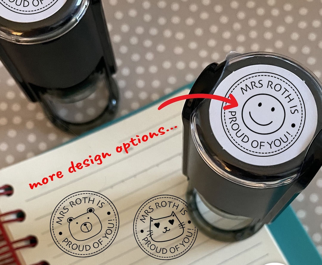 Personalized Teacher Stamp: Custom School Grading Stamp - Etsy