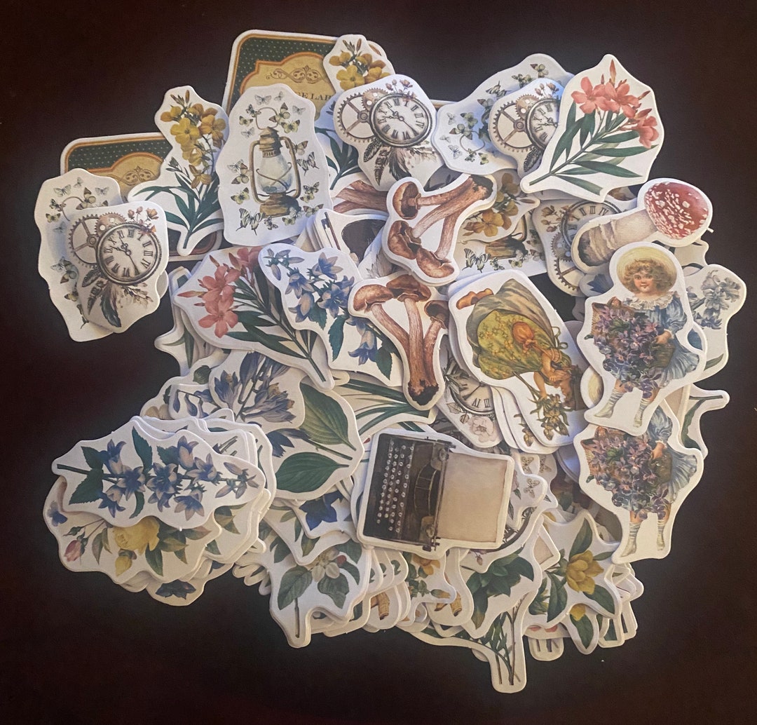 Loose Stickers (20pcs) - Flowers/puppies/butterflies/random - Etsy