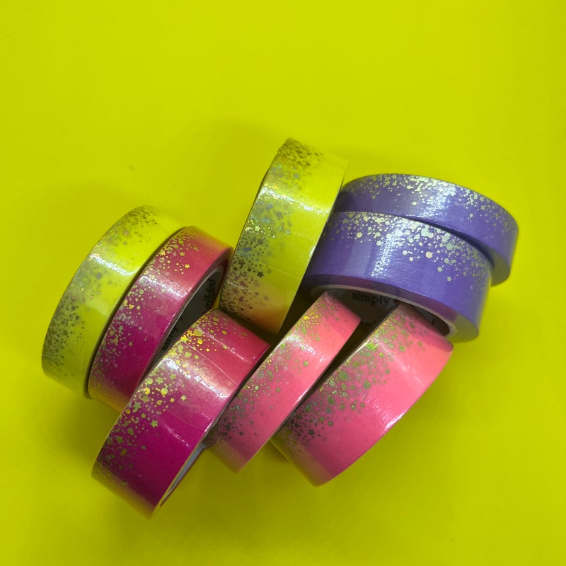 Neon Washi Tape - Etsy