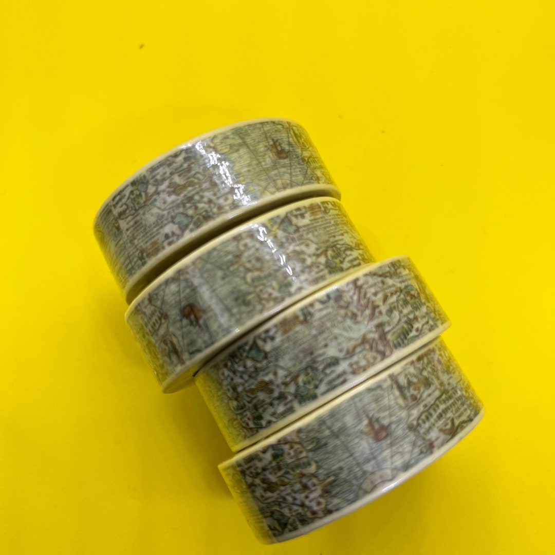 Full Washi Tape Roll - Maps - Etsy