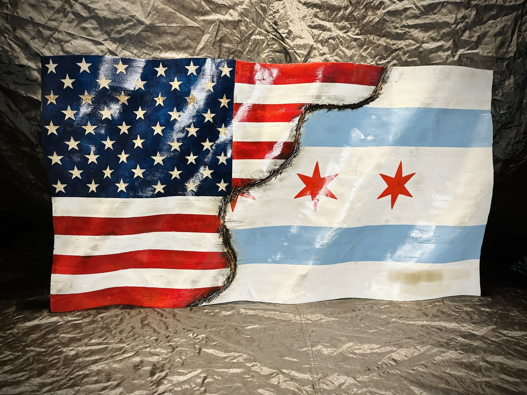 Custom Waving Half and Half - Etsy