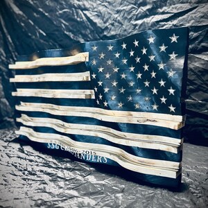 Challenge Coin Display, Waving Flag, Handmade, Challenge Coin Holder - Etsy