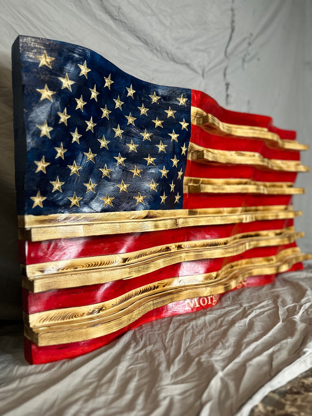 Challenge Coin Display Waving Flag Handmade Challenge Coin - Etsy