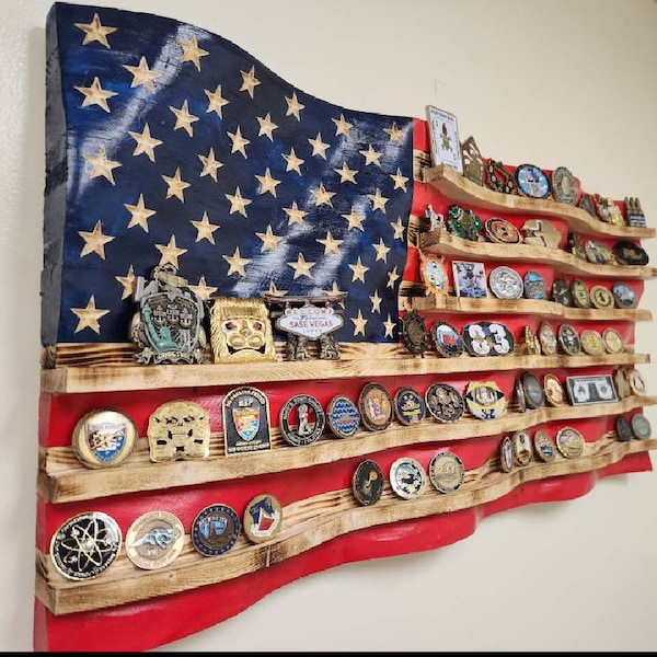 Challenge Coin Display - Etsy