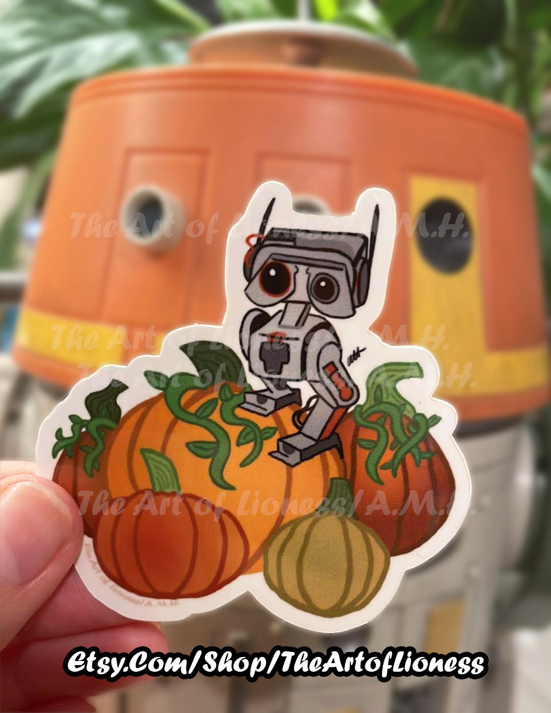 Pumpkin Patch BD-1 - Sticker - Etsy