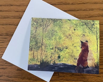 Fox Cards - Etsy
