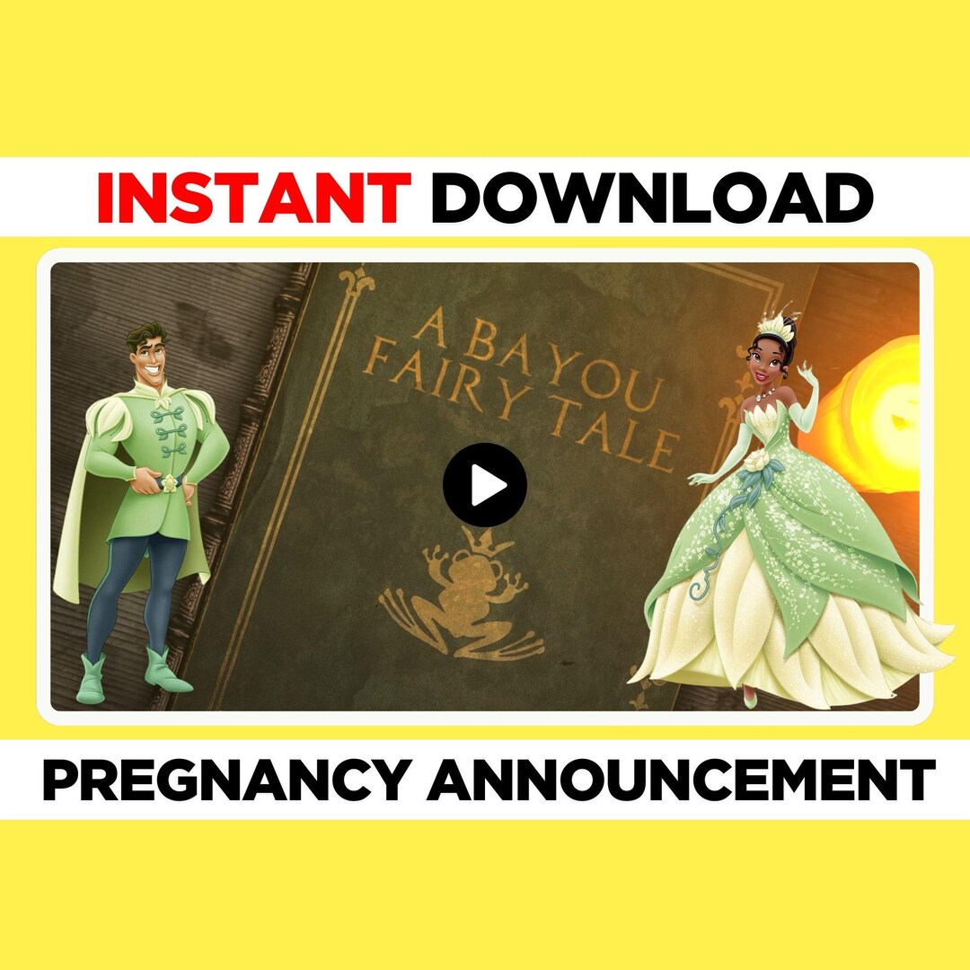 Pregnancy Announcement Video the Princess and the Frog Baby ...
