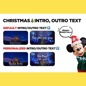 Personalized Disney Trip Surprise Reveal Video Message Mickey Minnie ...