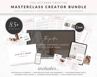 Canva Masterclass Flyer DIY - Etsy