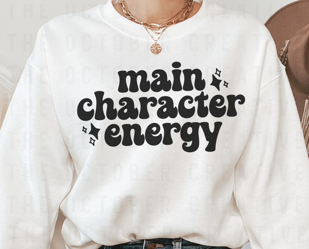 Main Character Energy SVG PNG, Millennial SVG, Gen Z Svg, Boho Svg ...