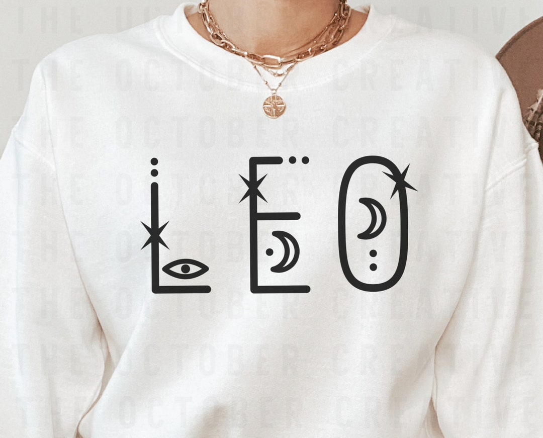 Leo Zodiac SVG, Witchy Mystical Design (digital Download) - Etsy