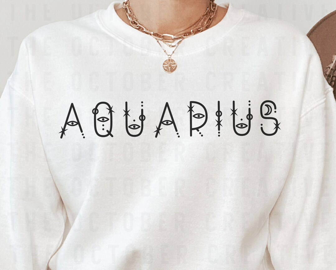 Aquarius SVG PNG, Aquarius Season Svg, Zodiac Sign Svg, Astrology Svg ...