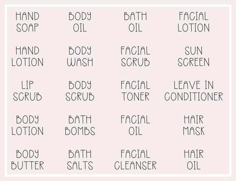 Rustic Toiletry Labels SVG Bundle Bathroom Labels SVG | Etsy