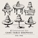 Hand Drawn Wedding Cake Table Illustrations SVG PNG, Hand Drawn Wedding ...