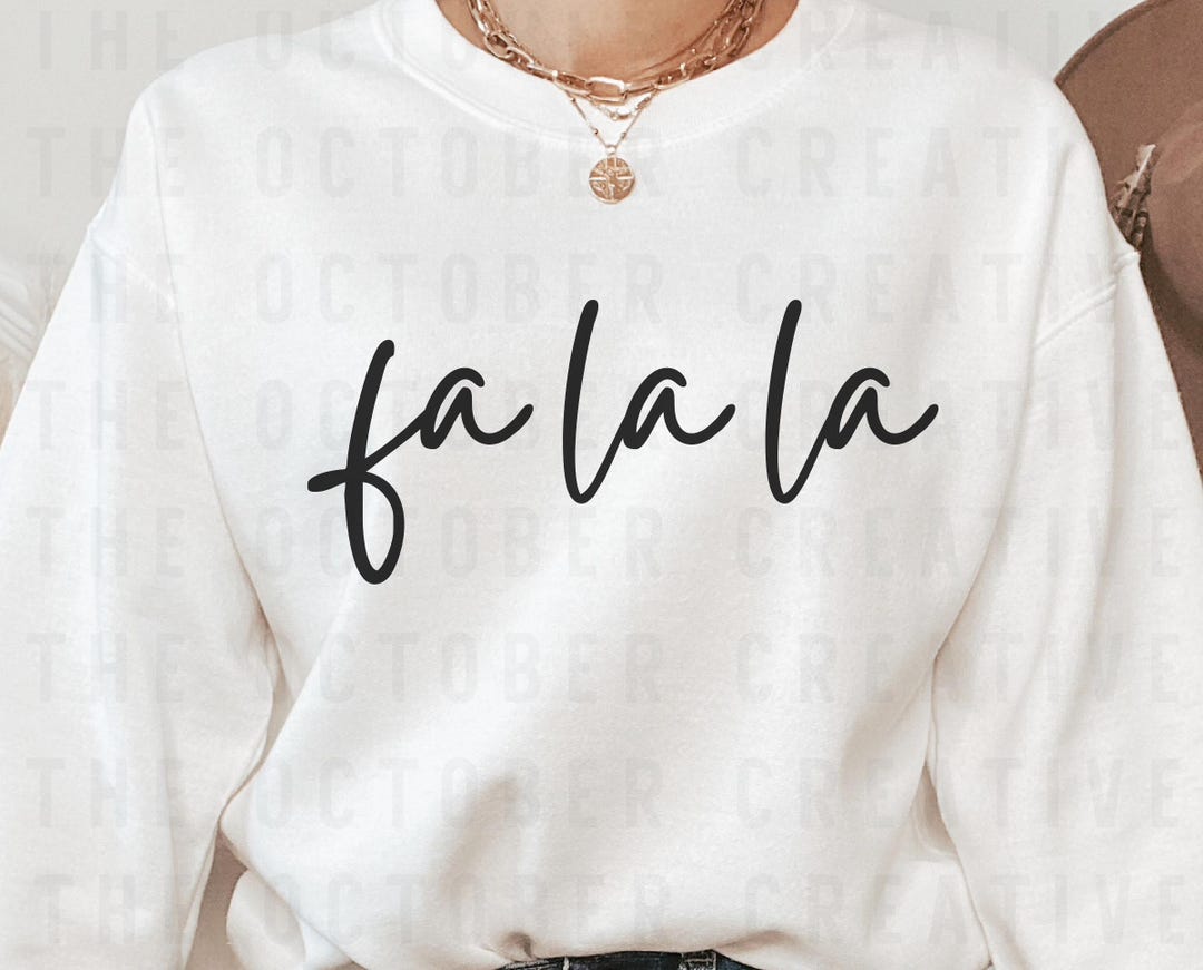 Fa La La SVG PNG, Christmas, Holiday Season, Festive, for Print on ...