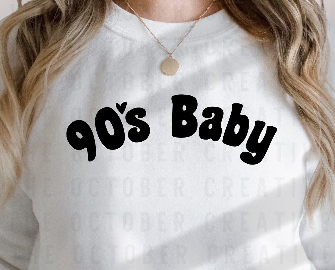 90s Baby SVG PNG Throwback Boho Svg Inspirational Svg - Etsy