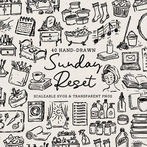 Whimsical House Doodles, Hand Drawn Sketch Art (SVG & PNG Files) - Etsy